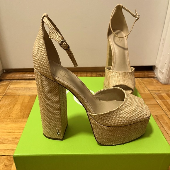 Sam Edelman | Shoes | Sam Edelman Basketweave Textured Platforms Hot ...